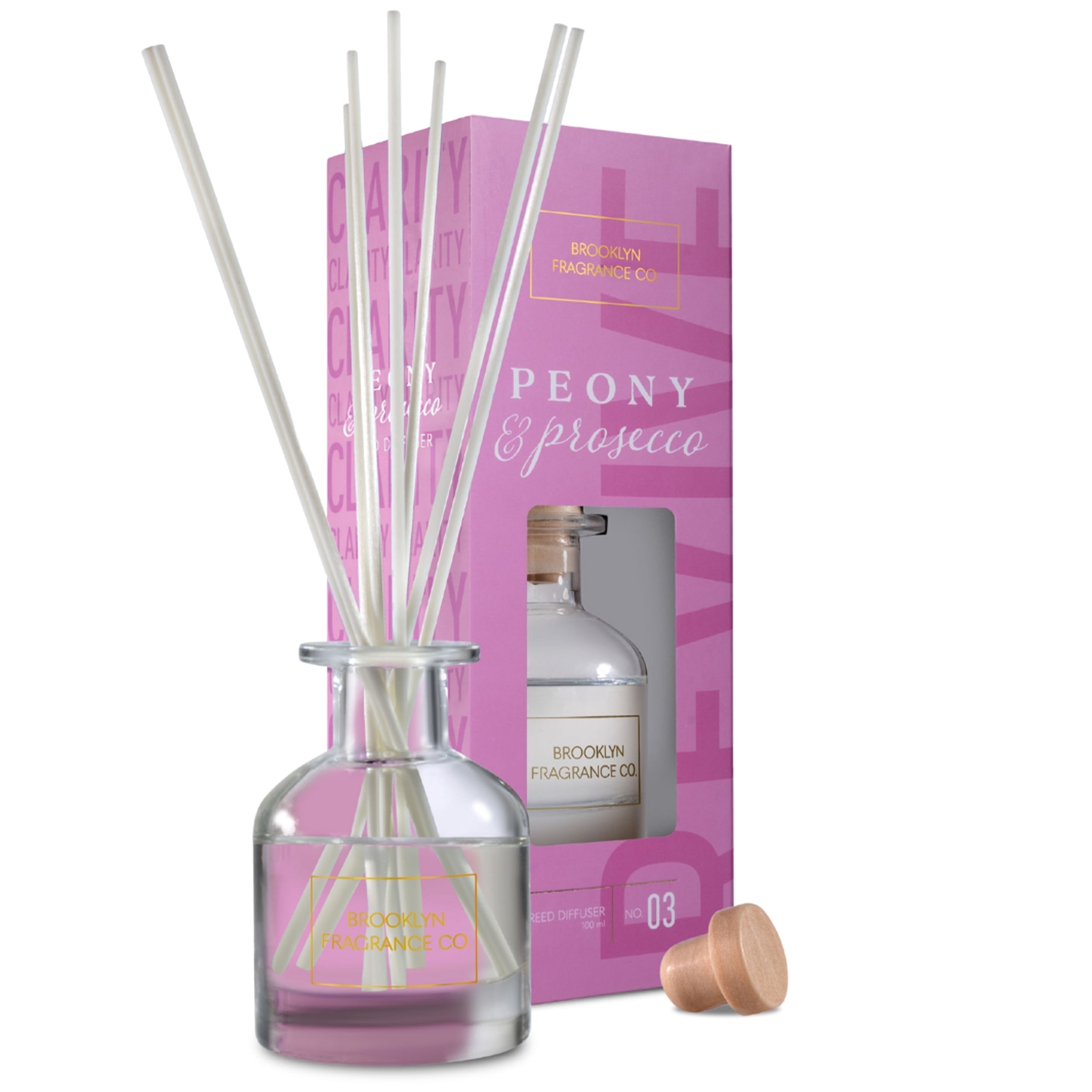 Brooklyn Fragrance Co. Aroma Diffuser-Peony & Prosecco Scents-100ML ...