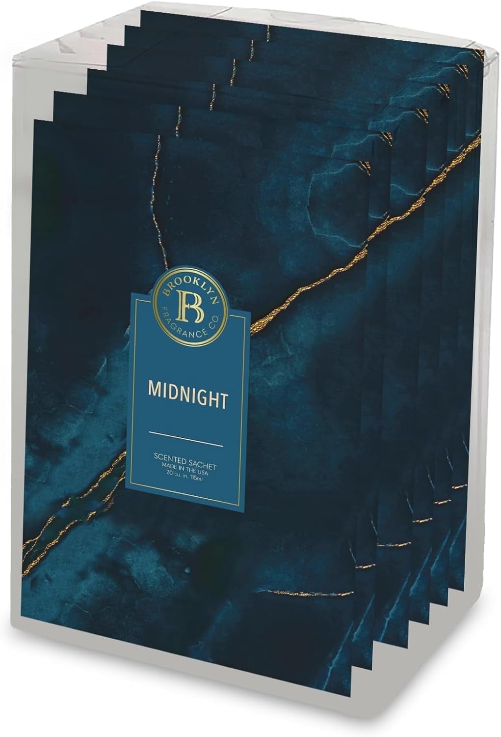 Brooklyn Fragrance Co. Marble Sachet Bags – Midnight Scented Pouches – Perfect Aroma for Drawers ...