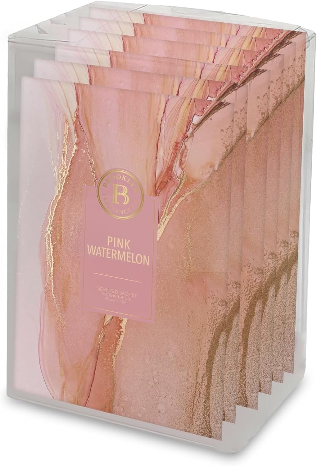 Brooklyn Fragrance Co. Marble Sachet Bags – Pink Watermelon Scented ...