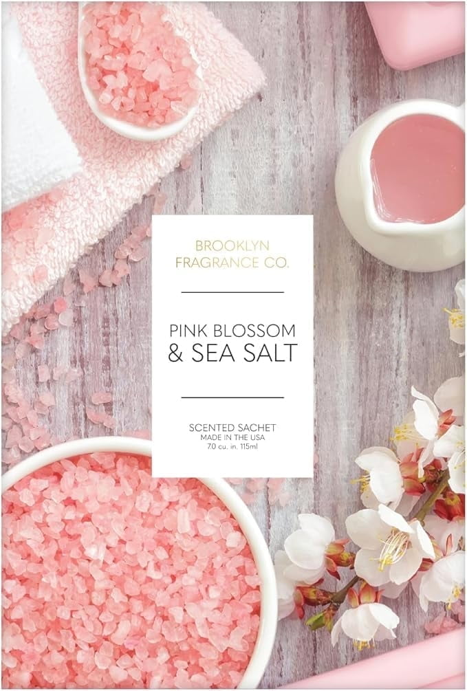 Brooklyn Fragrance Co. Spring Spa Sachet Bags – Pink Blossom & Sea Salt ...
