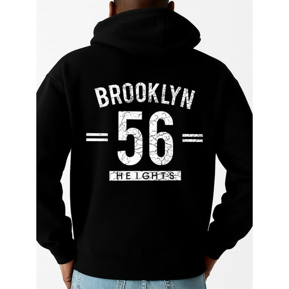 Brooklyn Heights 56 hoodies men's sweater hoodie black Comfortable for ...