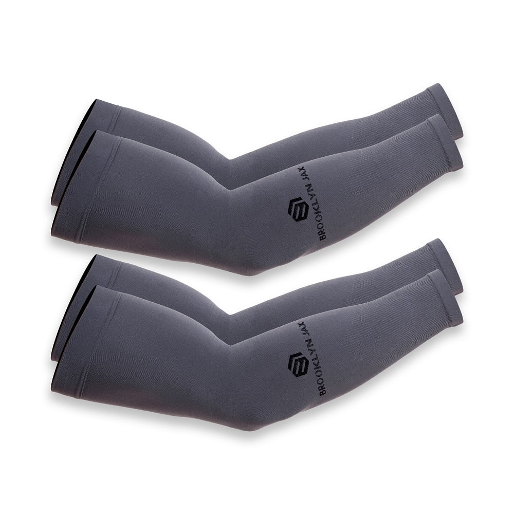 Brooklyn Jax Arm Sleeves Dry Fit Warmers for Men and Women, 2-pack ...