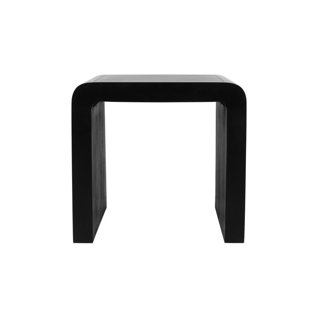 Brooklyn Mid-Century Modern Solid Wood Square Waterfall Curved End ...