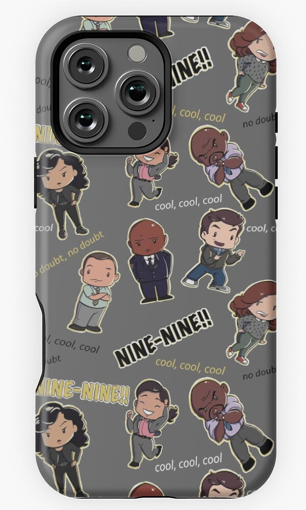 Brooklyn Nine Nine Pattern Phone Case for iPhone 16 15 14 13 12 11 Pro ...