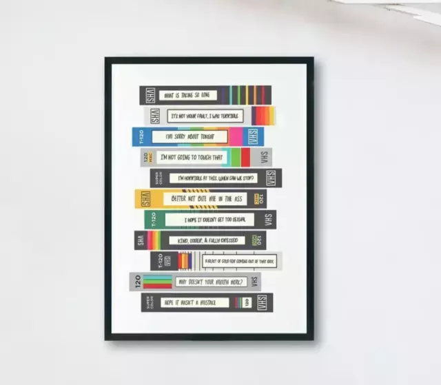 Brooklyn Nine-Nine Tapes Names Brooklyn Nine-Nine Wall Art-Poster Wall ...
