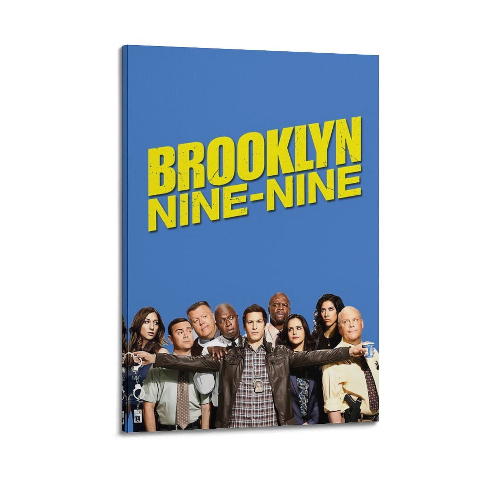 Brooklyn Nine-nine1 Poster Wall Art Canvas Aesthetic Music And Movies ...