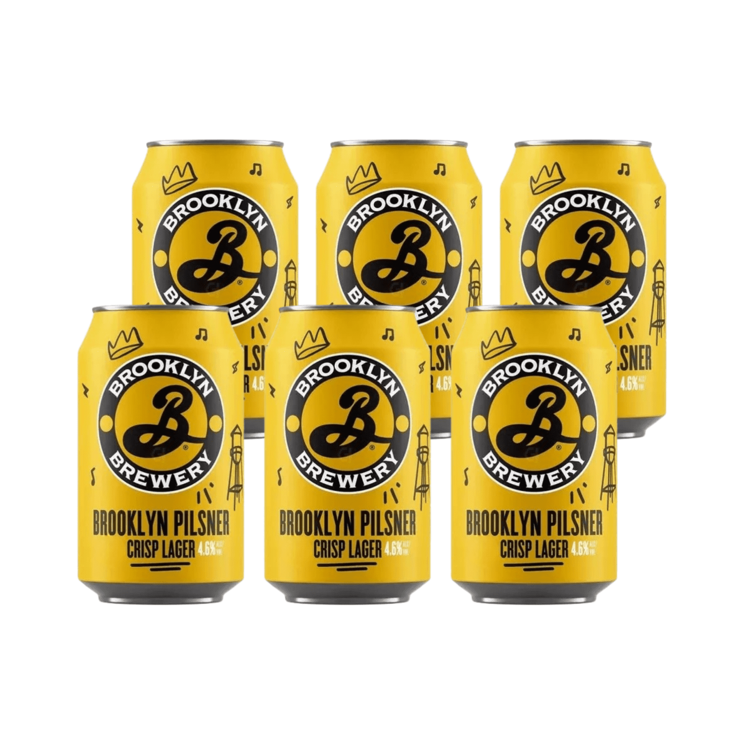 Brooklyn Pilsner 6 pack, 12 fl oz bottles - Walmart.com