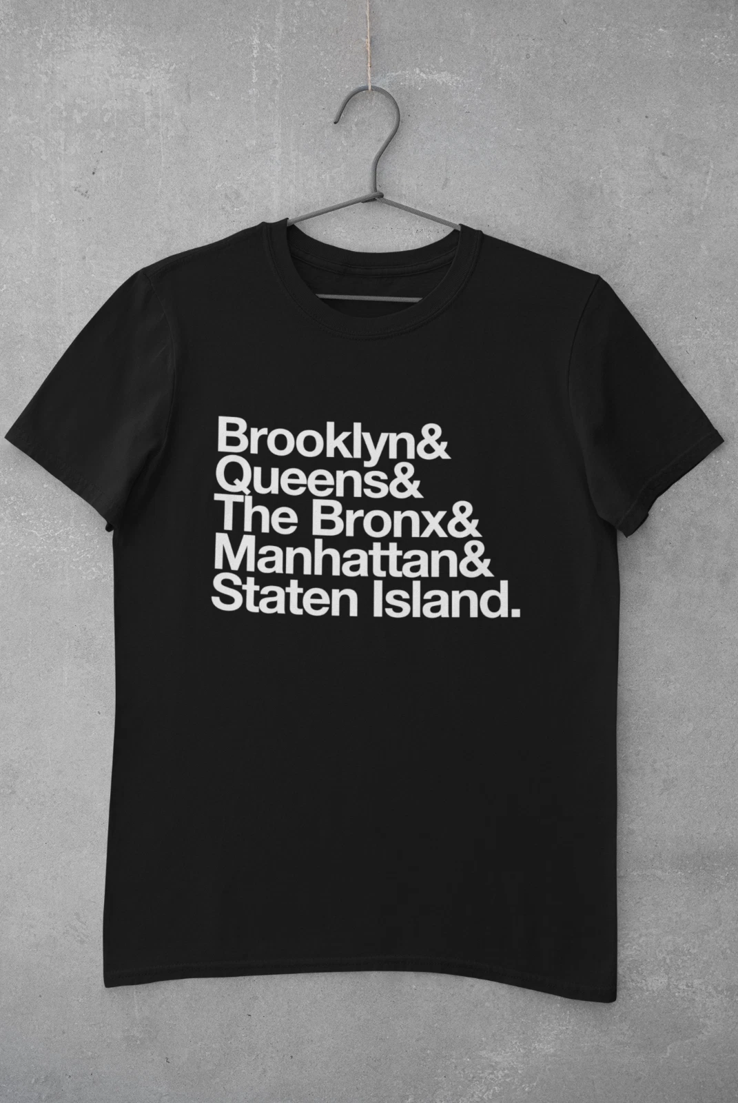 Brooklyn, Queens, The Bronx, Manhattan, Staten Island Shirt, NY Boroughs - Walmart.com