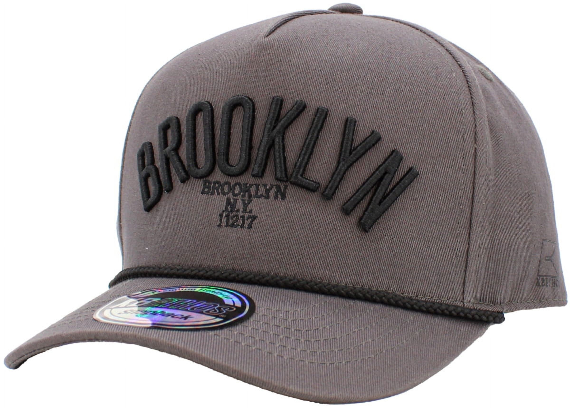 Brooklyn Rope Snapback 5-Panel Baseball Trucker Cap Adjustable Fashion ...