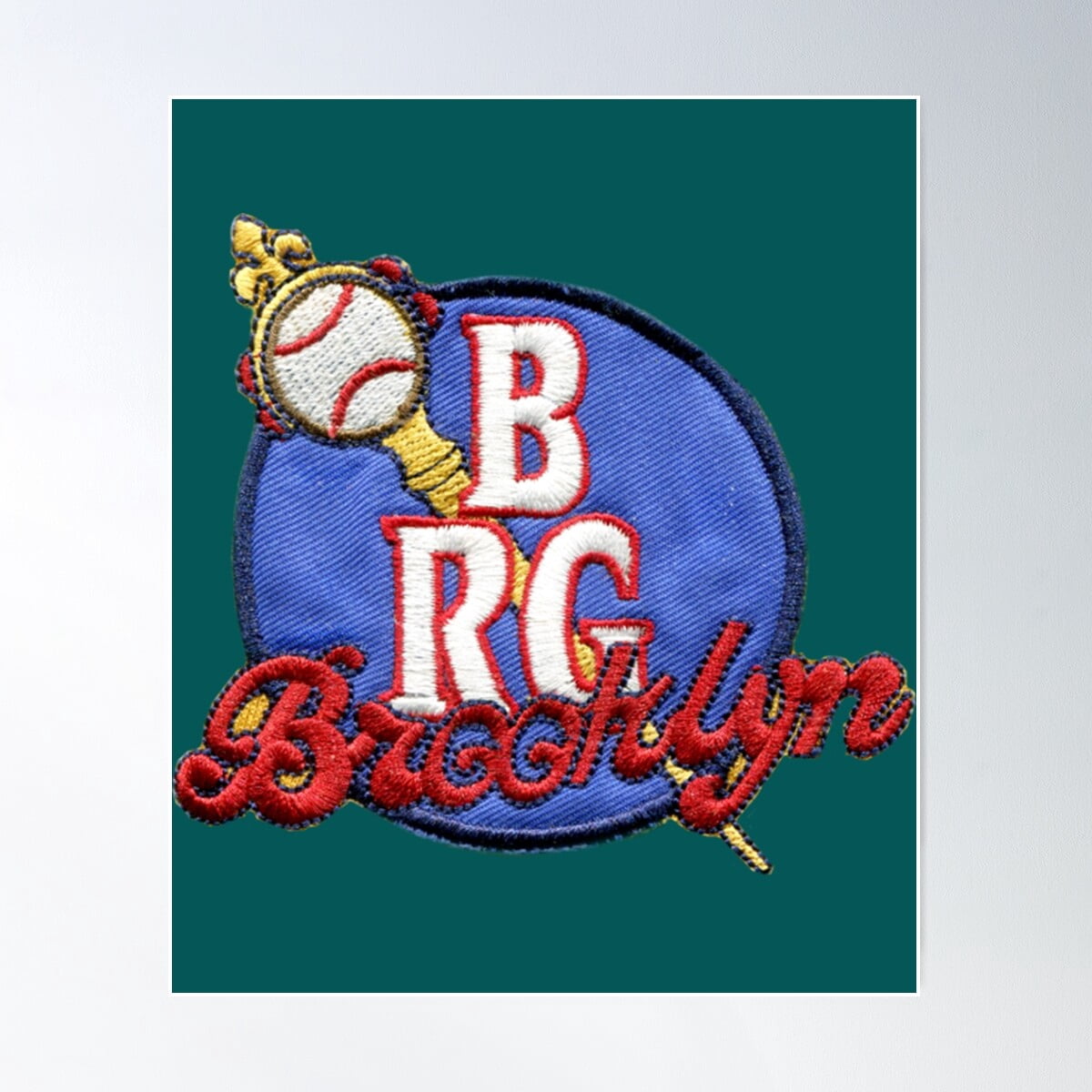 Brooklyn Royal Poster Wall Art, Modern Wall Decor For Living Room ...