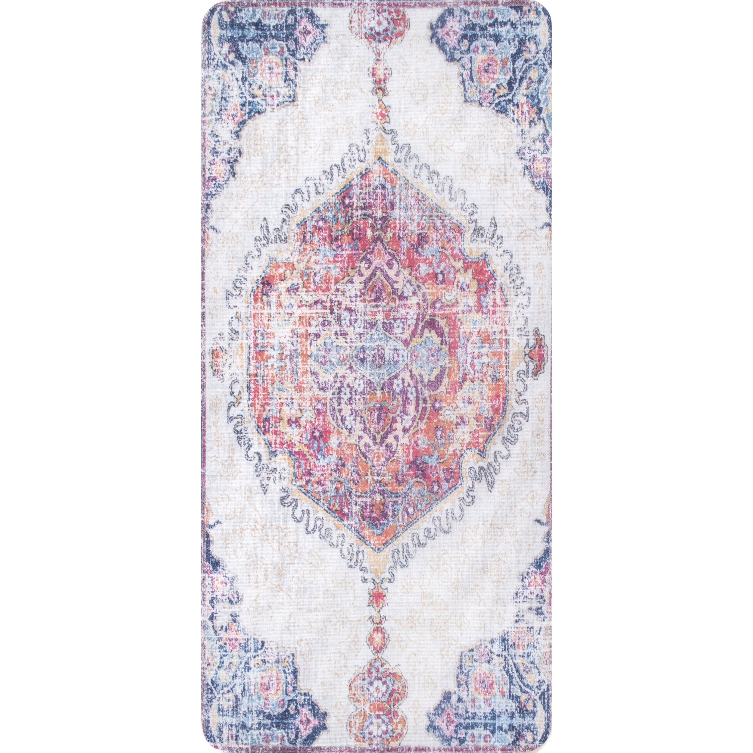 Brooklyn Rug Co Vintage Medallion Anti-Fatigue Comfort Mat 18x30 for ...