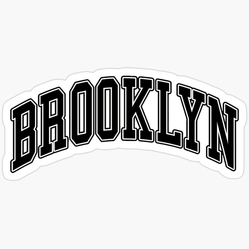 Brooklyn Sticker Phone Decal Water Bottle Stickers Car Decals, Laptop ...