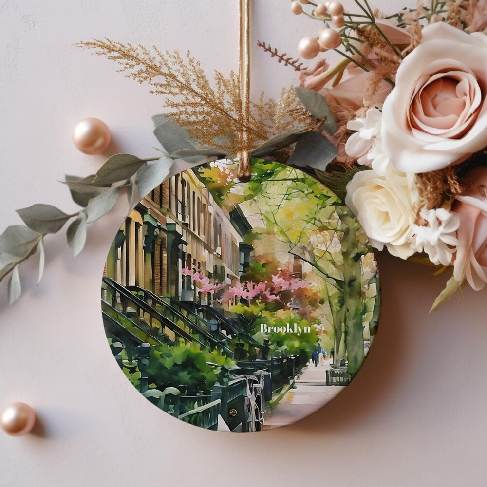 Brooklyn Travel Noel Ornament, Noel Gift Travelers, Unique Brooklyn ...