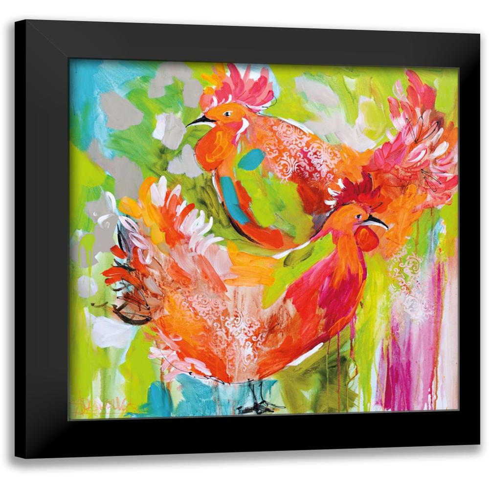 Brooks, Amanda J. 20x20 Black Modern Framed Museum Art Print Titled ...