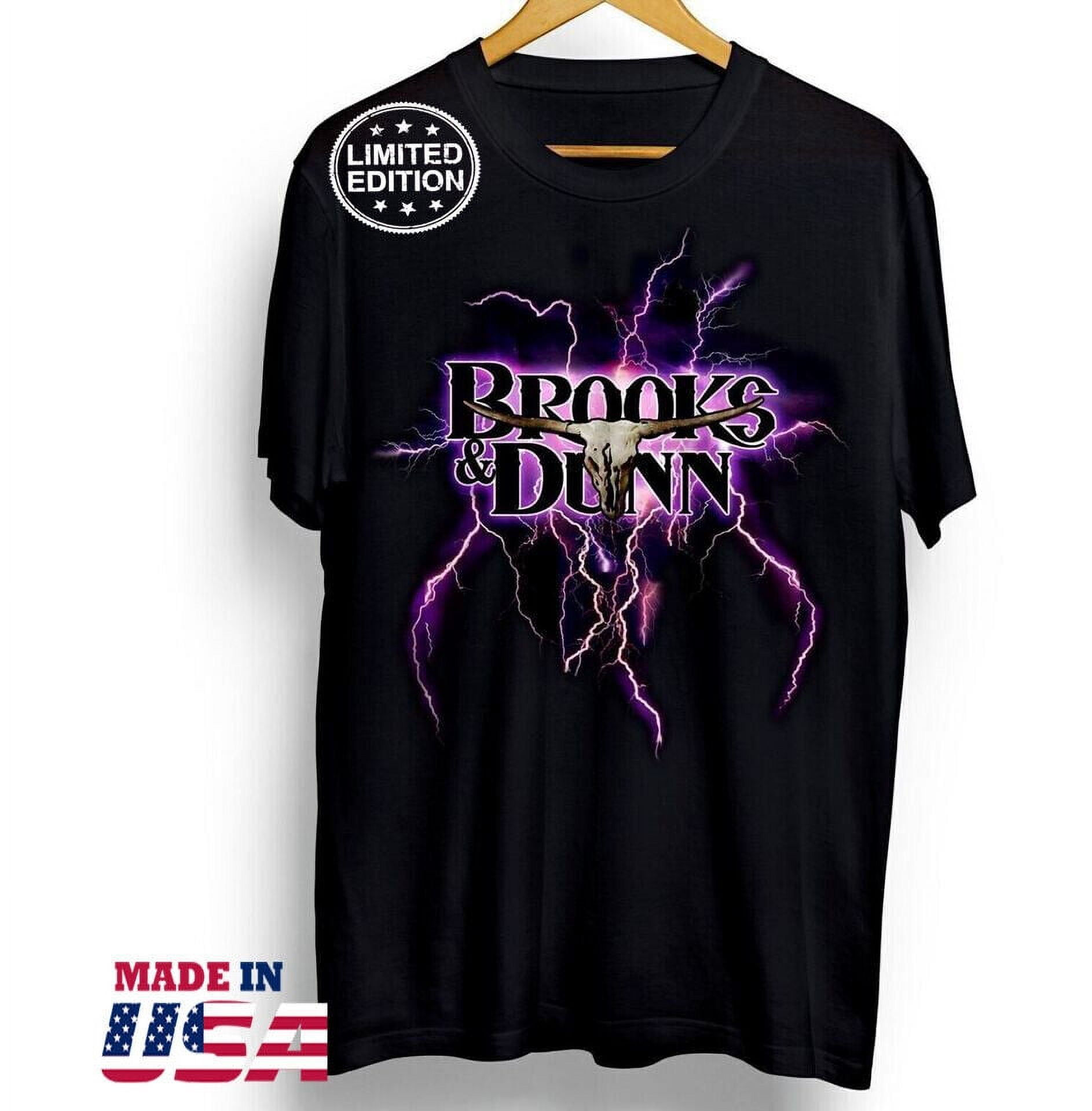 Brooks And Dunn Shirt LIGHTNING Tour Concert Funny Black Vintage Gift ...
