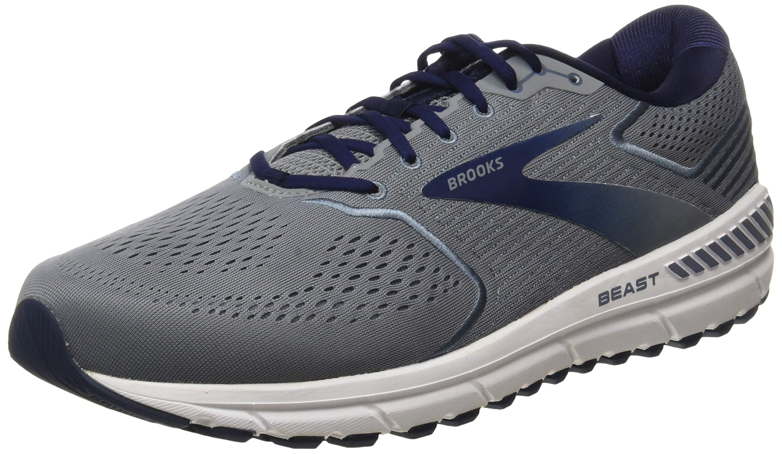 Brooks Beast 20 Blue/Grey/Peacoat 8 - Walmart.com