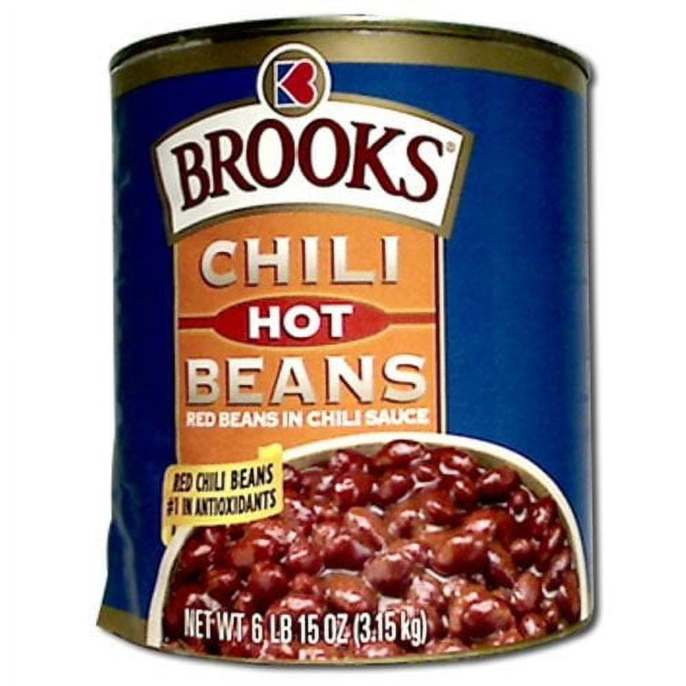 Brooks Birds Eye Hot Chili Beans, 111 oz - Case of 6 - Walmart.com