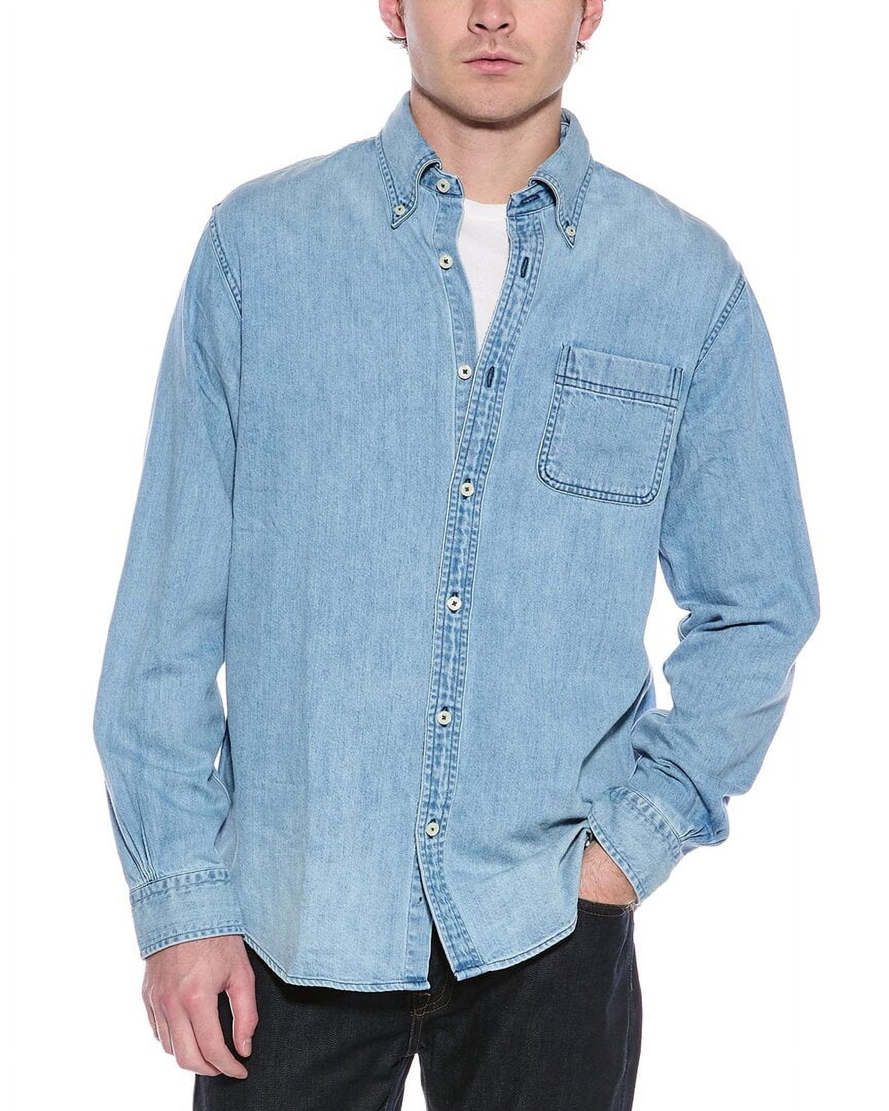 Brooks Brothers mens Denim Shirt, s, Blue - Walmart.com