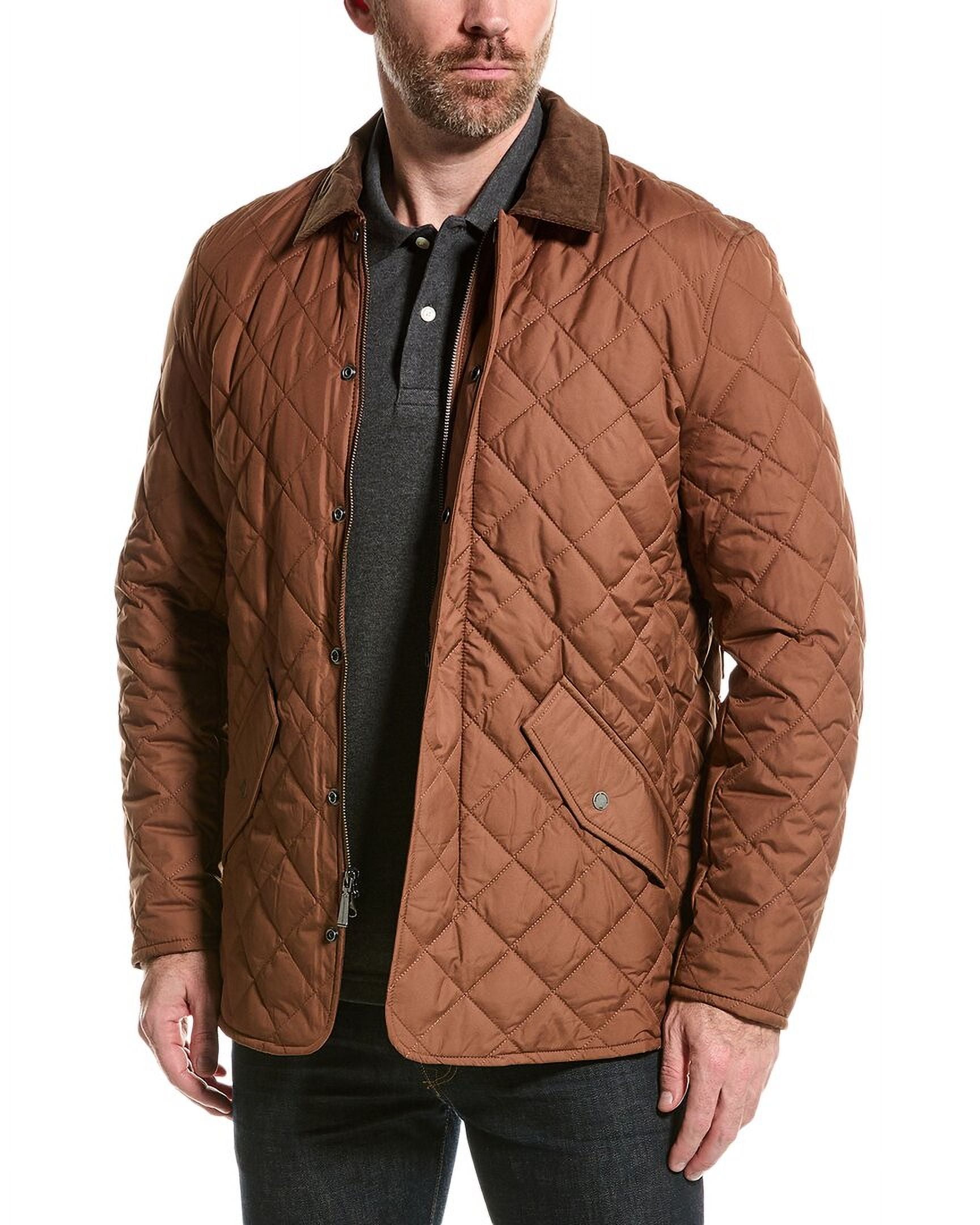 Brooks Brothers mens Diamond Quilted Jacket, l, Brown - Walmart.com