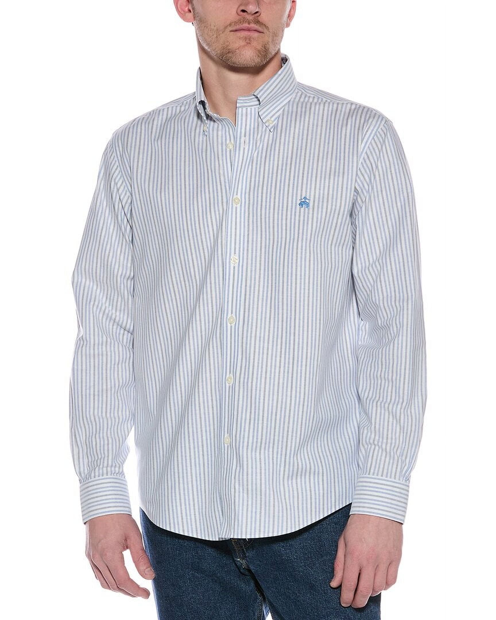 Brooks Brothers mens Regular Fit Woven Shirt, XL, Blue - Walmart.com
