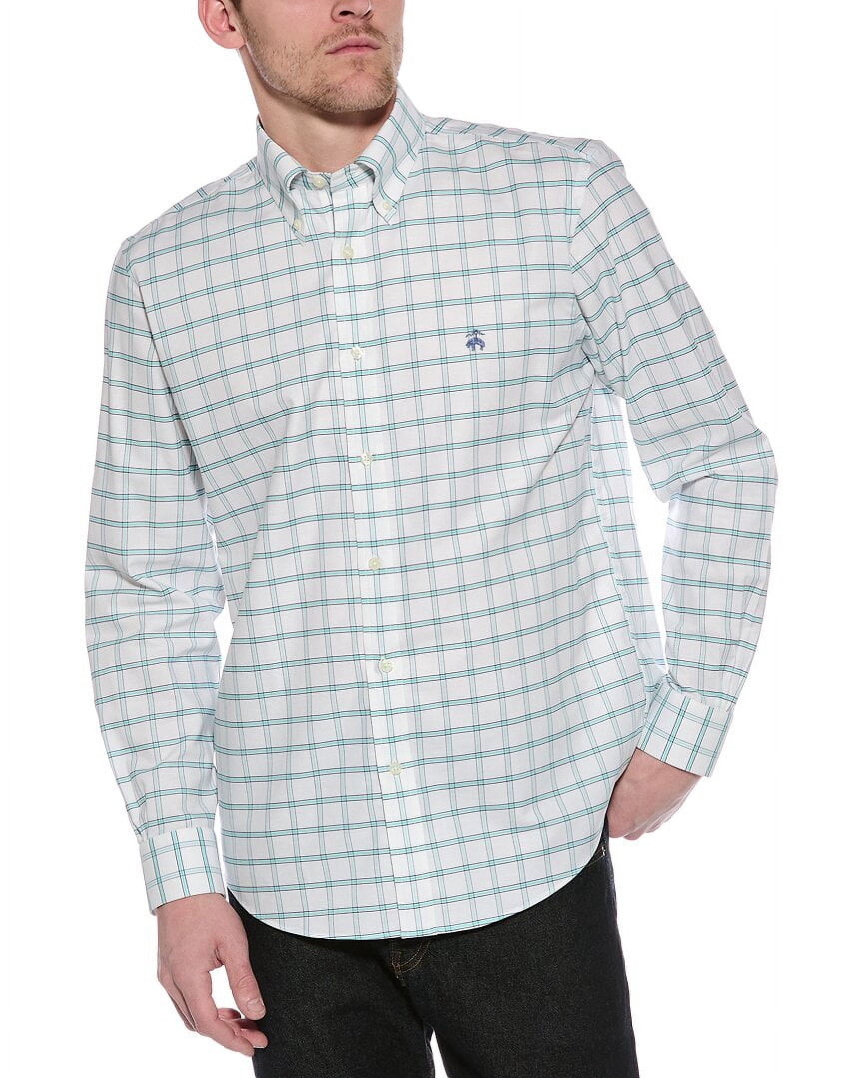 Brooks Brothers mens Regular Fit Woven Shirt, m, White - Walmart.com
