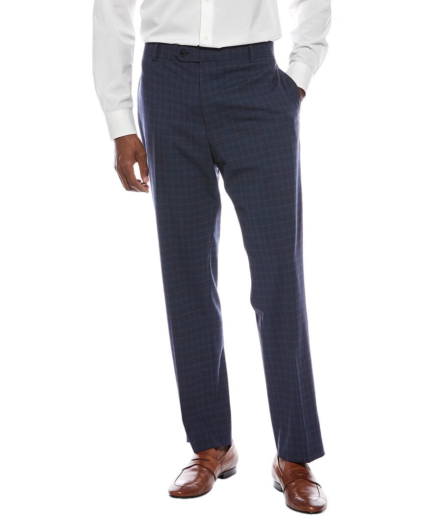 Brooks Brothers mens Wool-Blend Trouser, 32 RG, Blue - Walmart.com