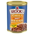 Brooks Hot Flavor Chili Beans, 15.5 oz Canned Red Beans in Spicy Chili ...