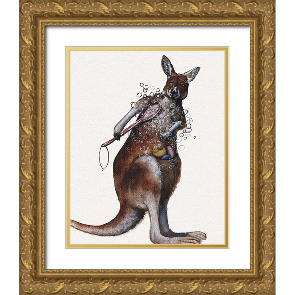 Brooks, Donna 12x14 Gold Ornate Wood Framed with Double Matting Museum ...