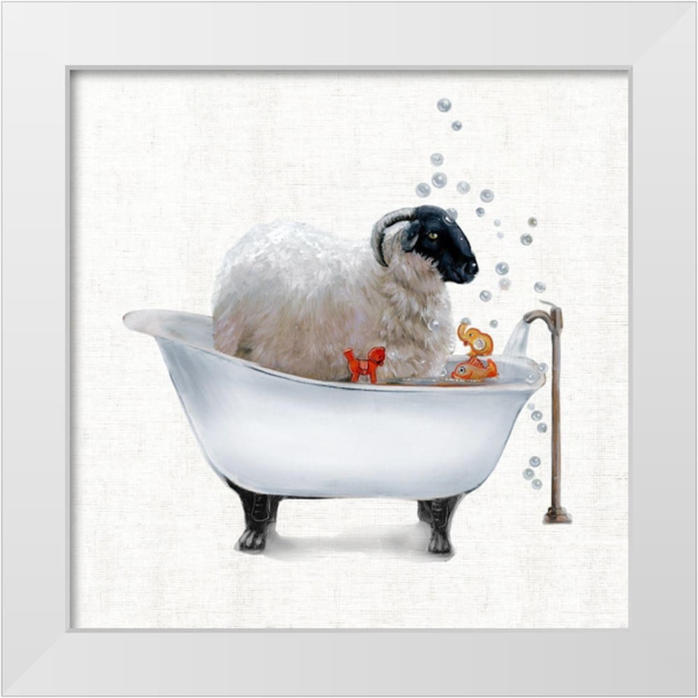 Brooks, Donna 26x26 White Modern Wood Framed Museum Art Print Titled ...