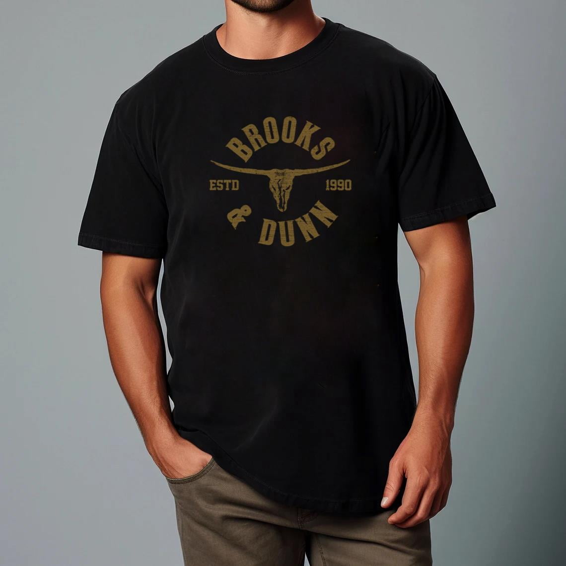 Brooks & Dunn Est. 1990 Country Music Duo Fan T-Shirt, for men & women ...