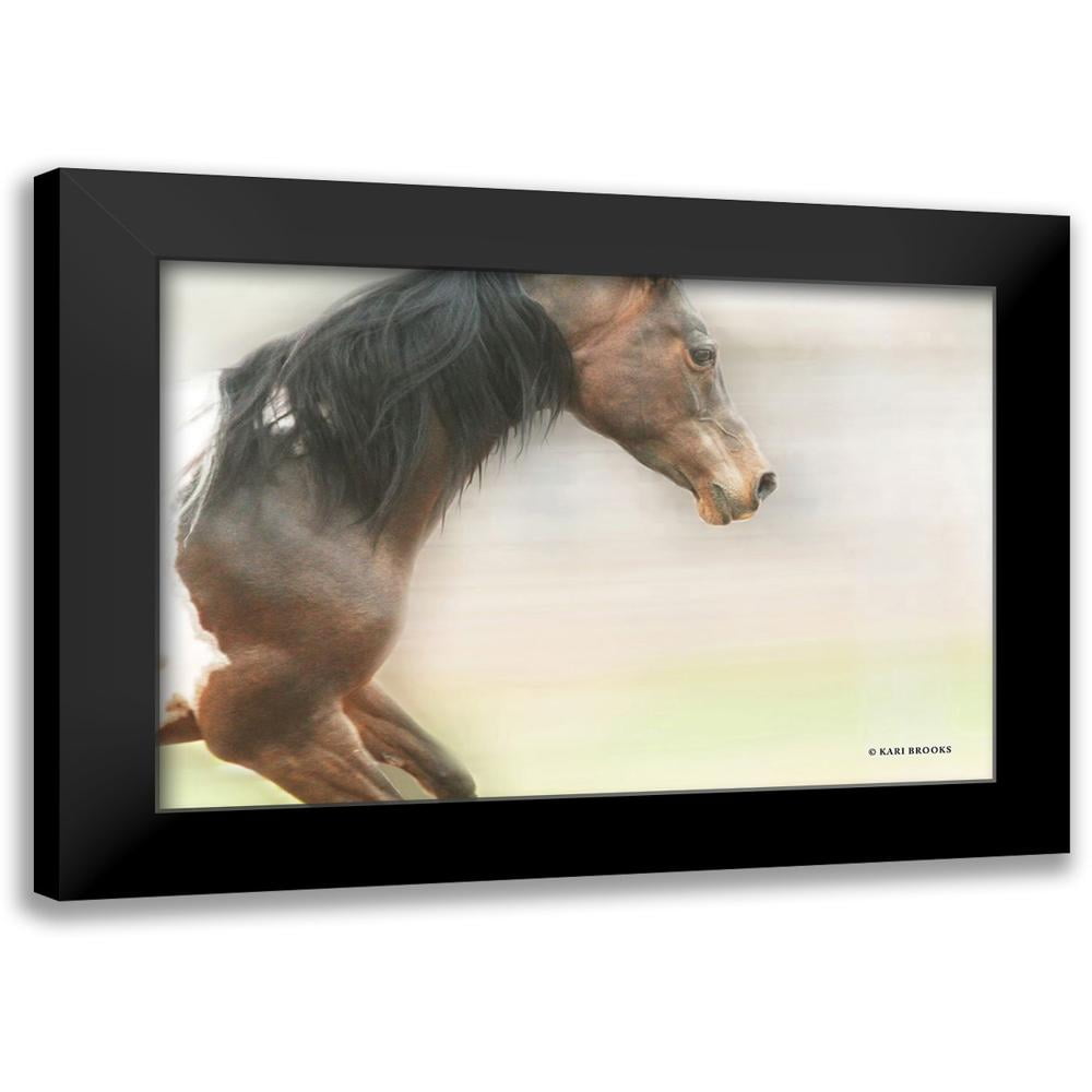 Brooks, Kari 14x11 Black Modern Framed Museum Art Print Titled - Leap ...