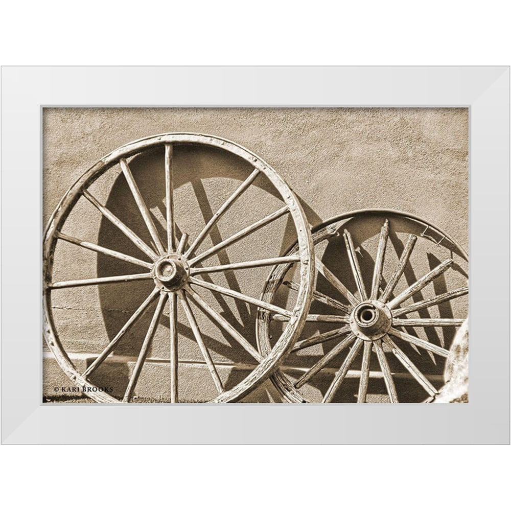 Brooks, Kari 18x14 White Modern Wood Framed Museum Art Print Titled ...