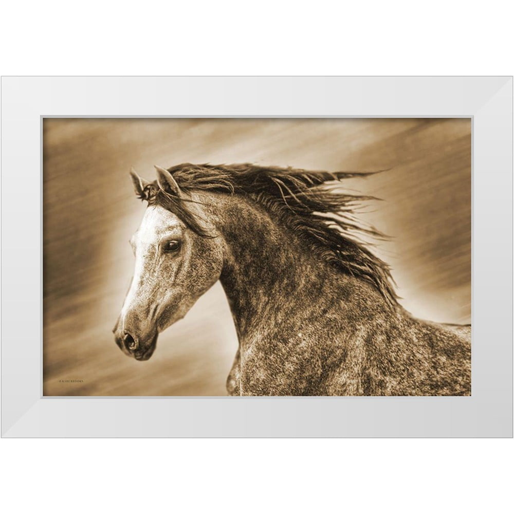 Brooks, Kari 24x17 White Modern Wood Framed Museum Art Print Titled ...