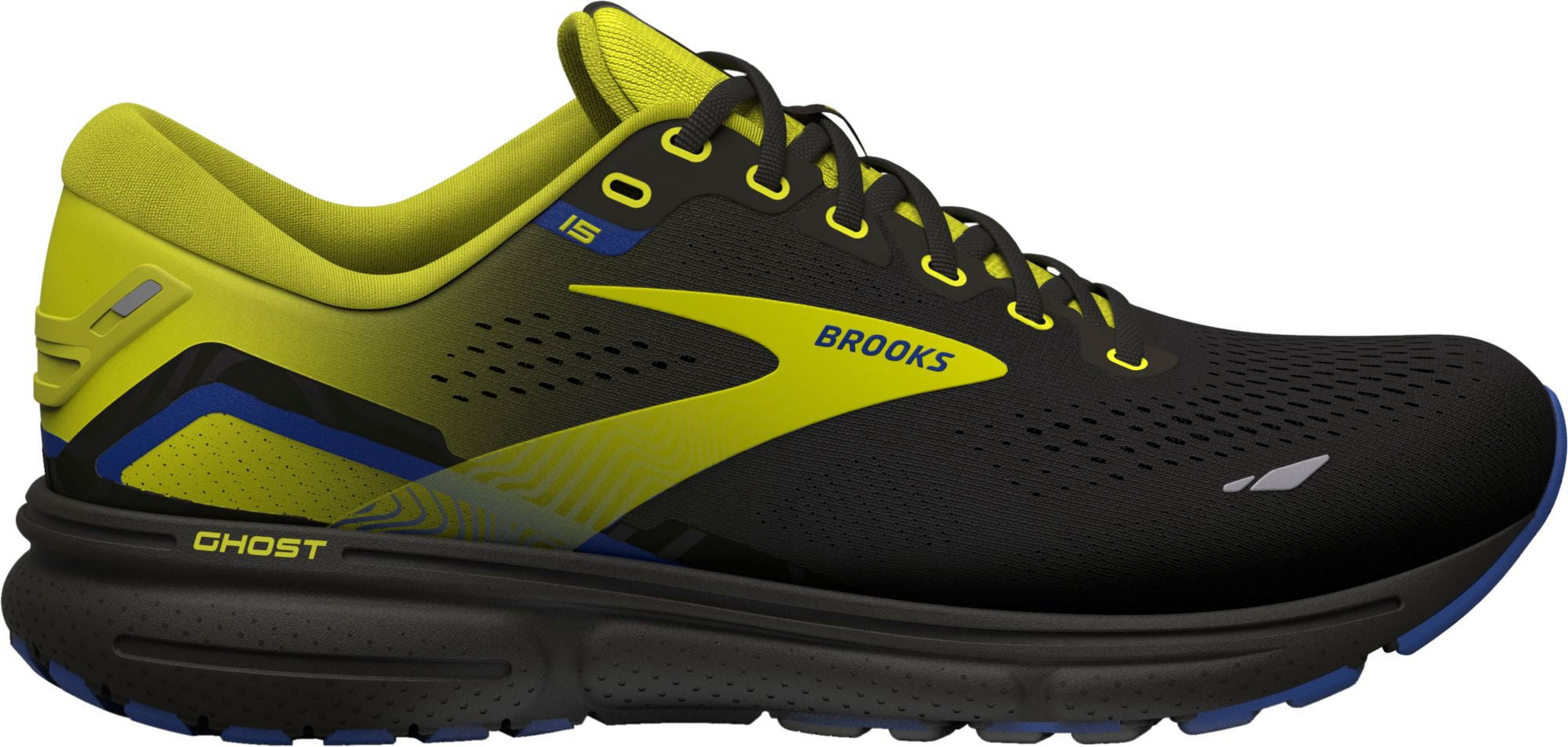 Brooks Men's Ghost 15 Running Shoes (Black/Nightlife, 14) - Walmart.com