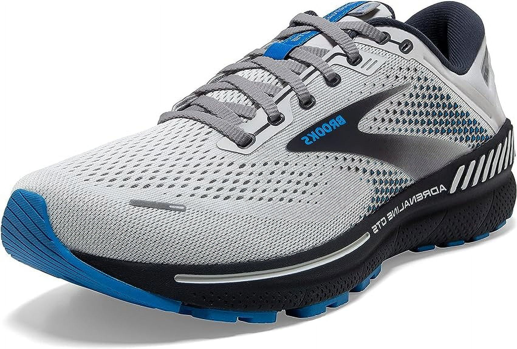 Brooks Mens Adrenaline GTS 22 Running Shoes - Oyster/India Ink/Blue - 12.5 - Walmart.com