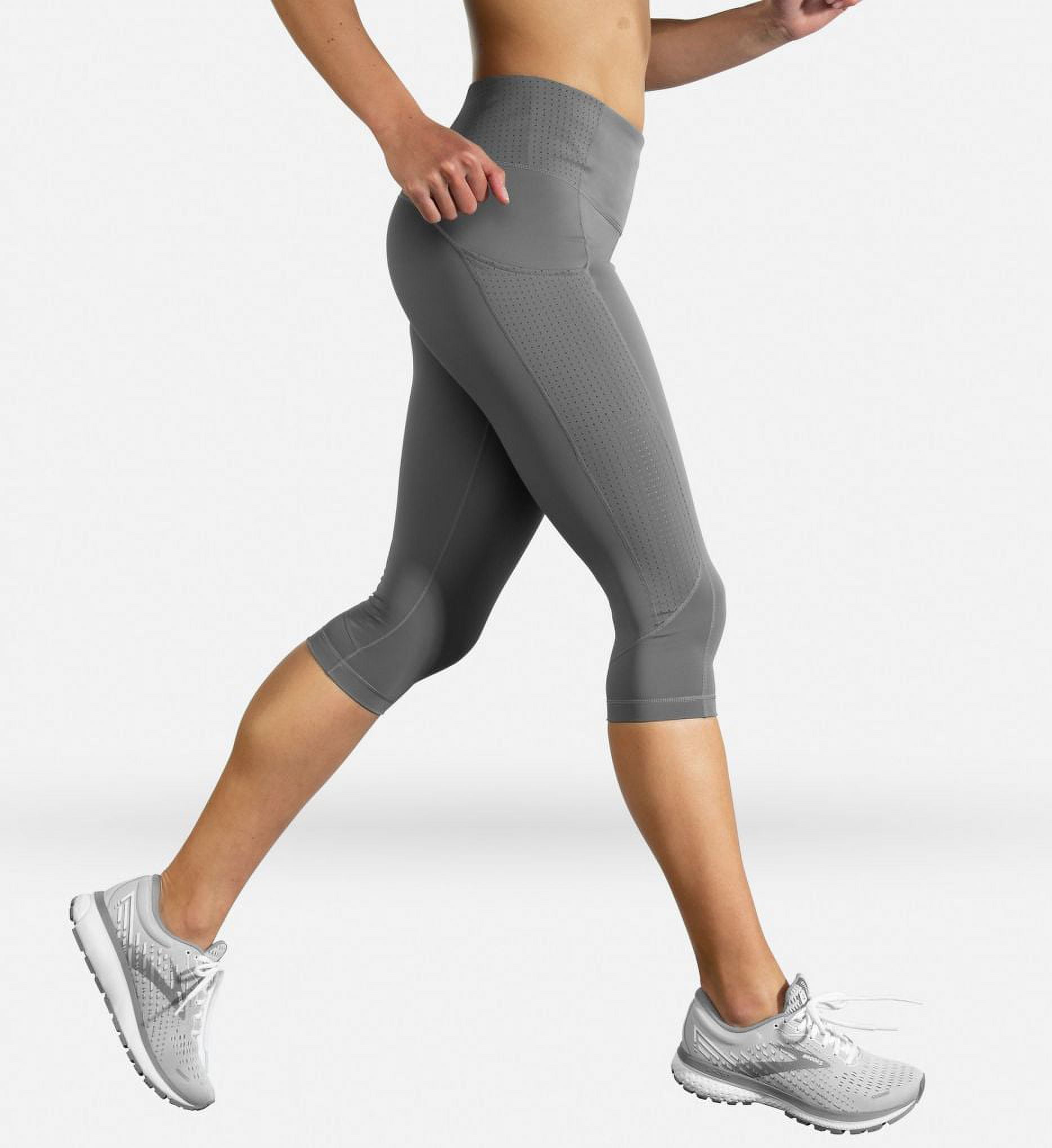 Brooks Method 1/2 Crop Tights 6-8 Steel - Walmart.com