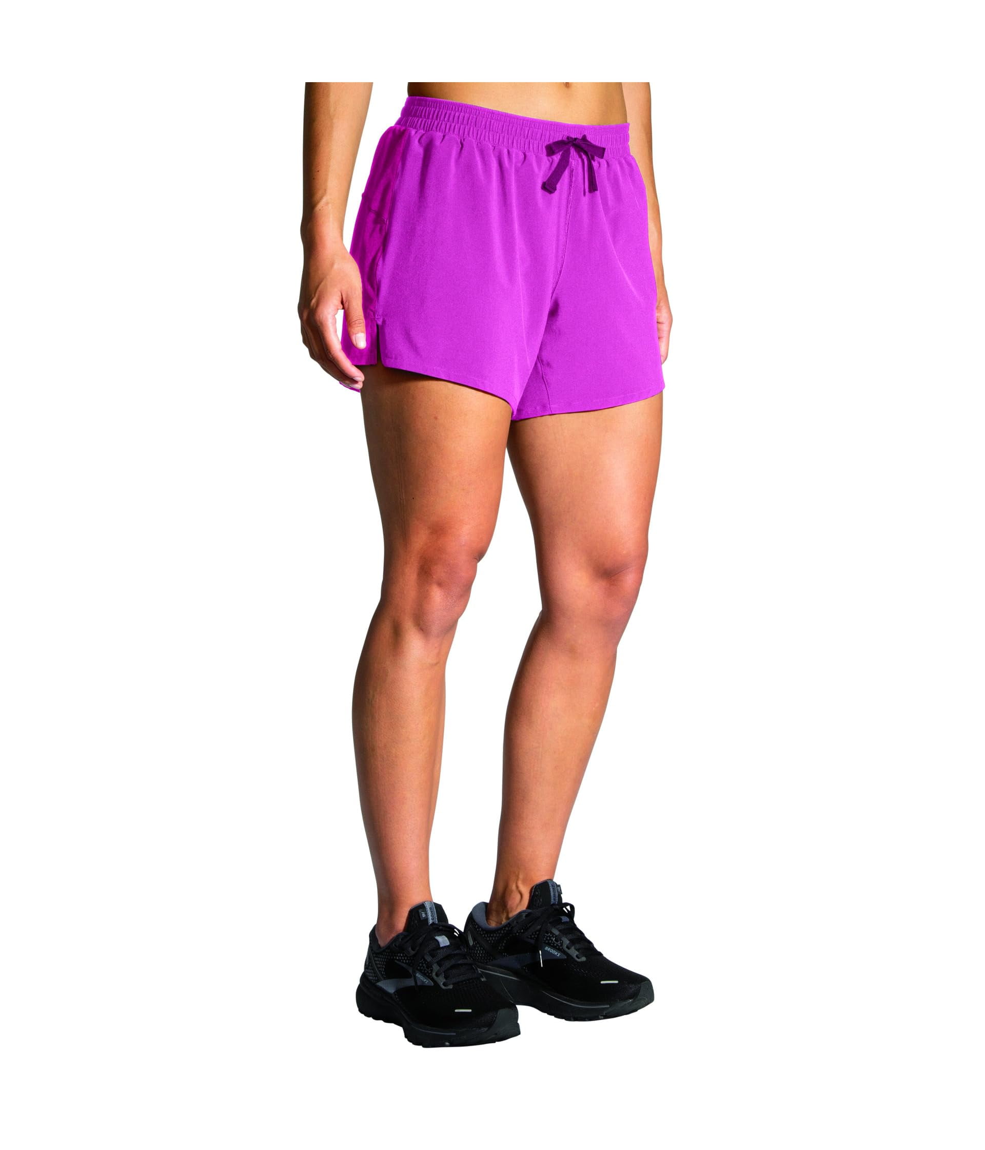 Brooks Moment 5\" Shorts (Unisex, Frosted Mauve/Mauve, LG (US 12-14), 5 ...