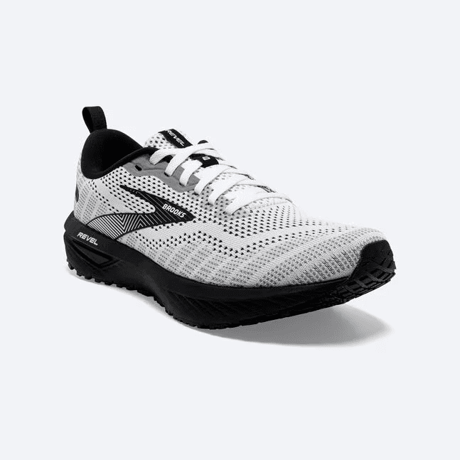 Brooks Revel 6 Women's White Black Running Shoes, Size 7.5, BioMoGo DNA ...