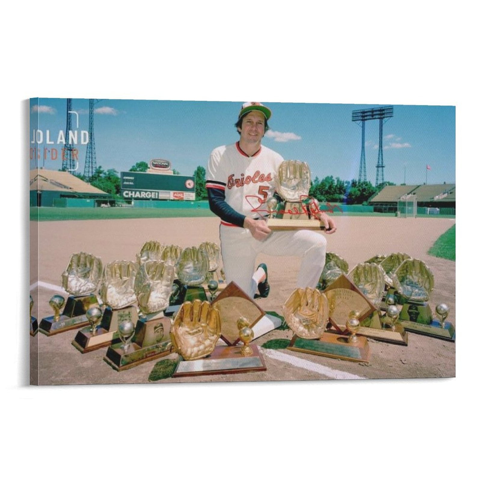 Brooks Robinson Gold Gloves Posters Wall Art Picture Painting Poster ...