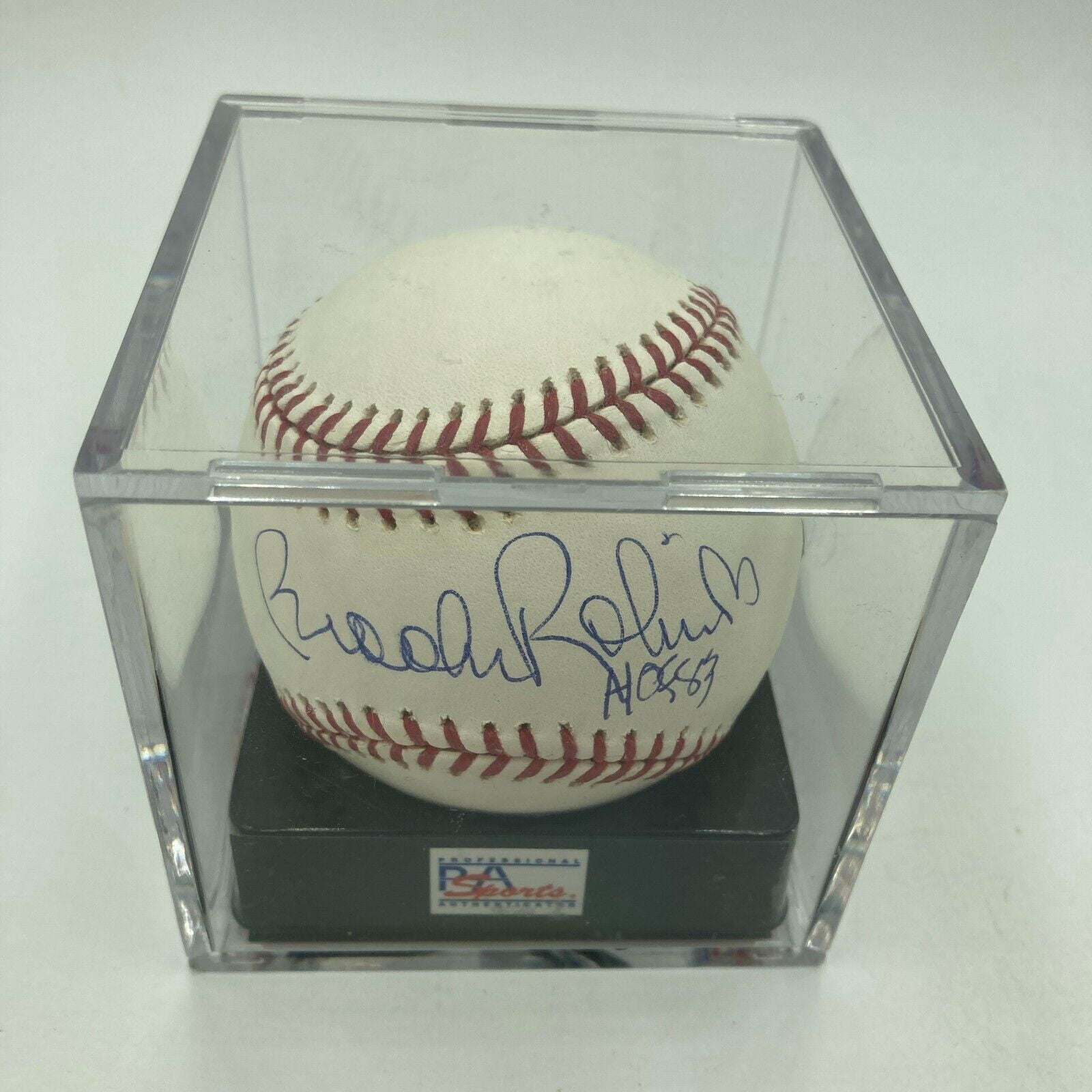 Brooks Robinson HOF 1983 Signed Major League Baseball PSA DNA Graded ...