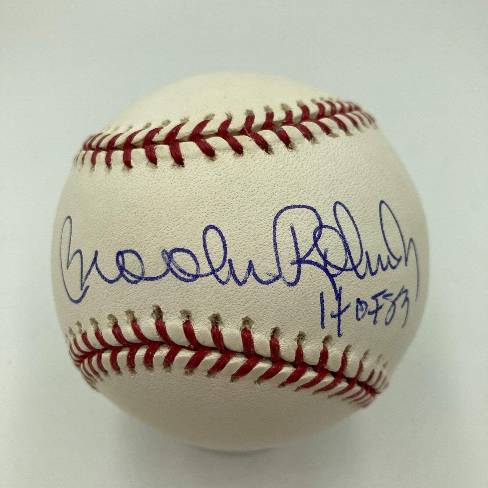 Brooks Robinson HOF 1983 Signed Major League Baseball Steiner COA ...