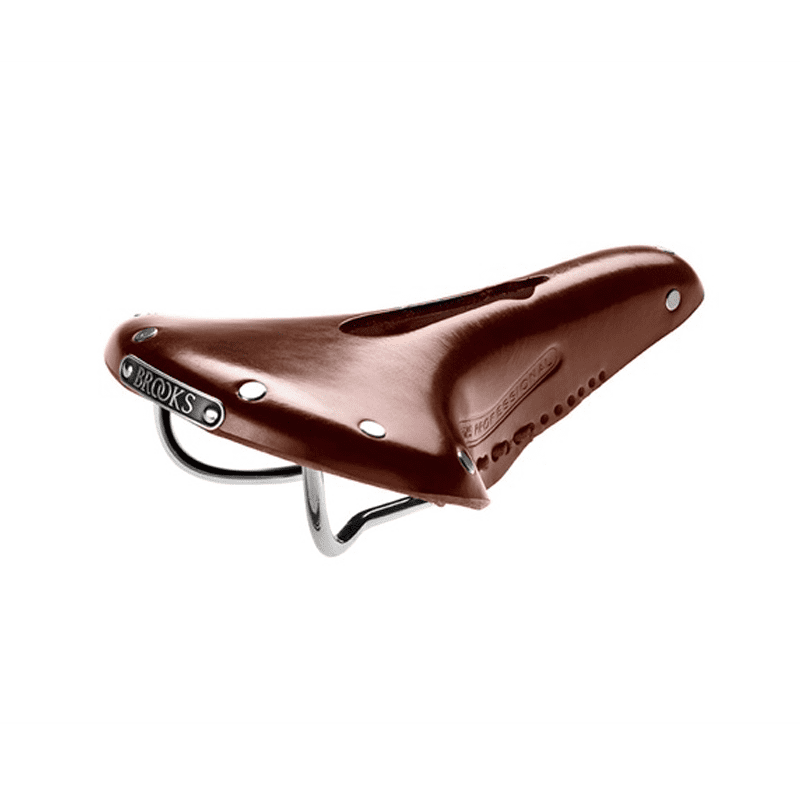 Brooks Team Pro Imperial Leather Road Bike Saddle Brown w/ Chrome Rails ...