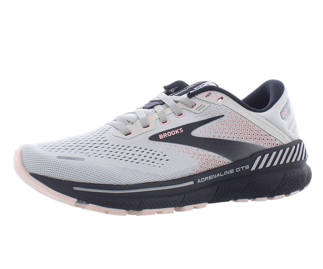 Brooks Women's Adrenaline GTS 22 Running/Walking Shoes in Grey/Rose ...