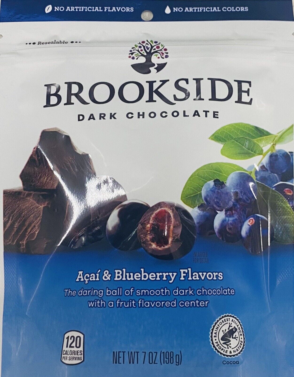 Brookside Dark Chocolate ACAI & BLUEBERRY FLAVORS 7 Oz Bag - Walmart.com