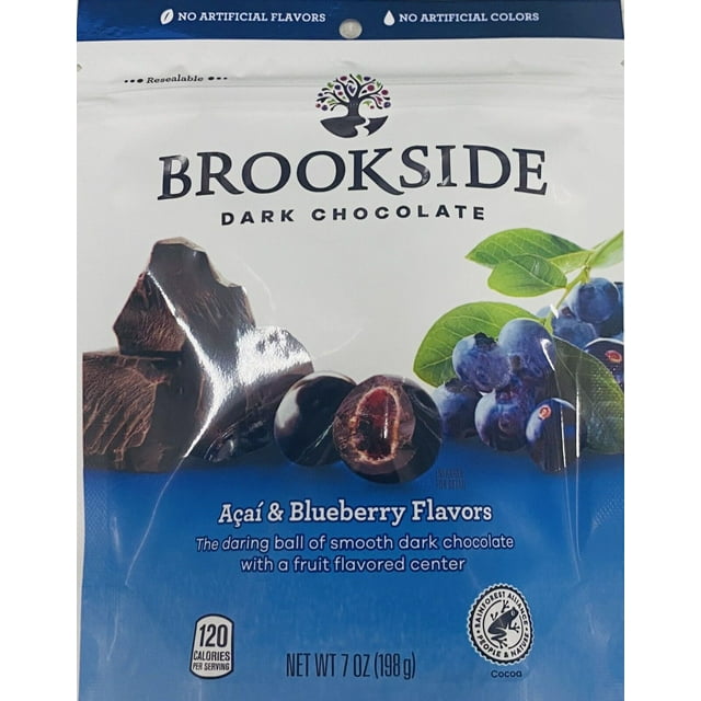 Brookside Dark Chocolate ACAI & BLUEBERRY FLAVORS 7 Oz Bag - Walmart.com