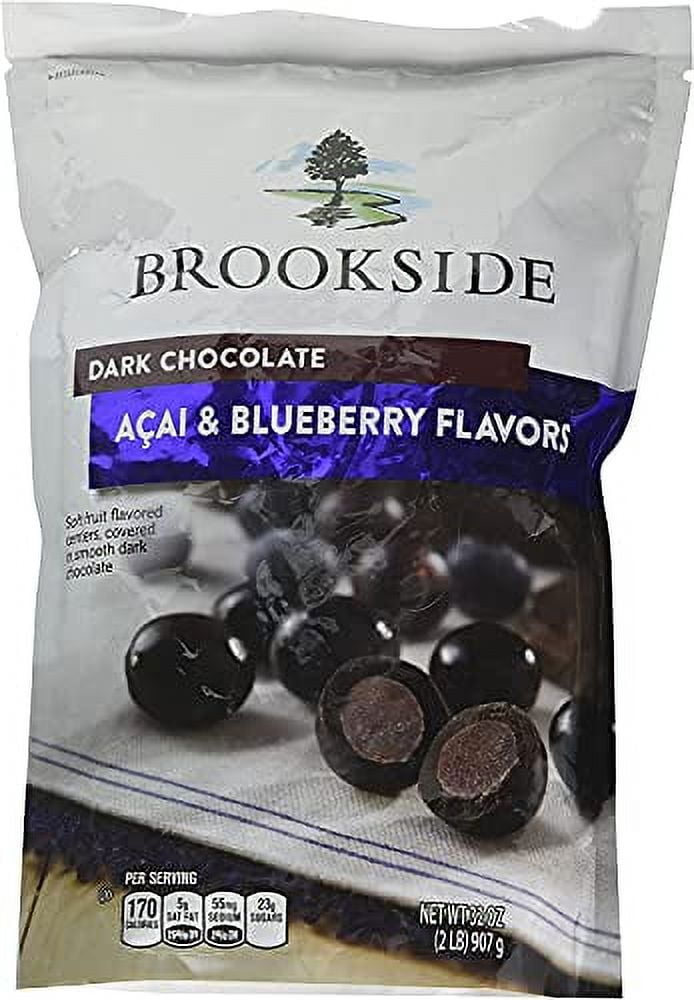 Brookside Dark Chocolate, Acai/Blueberry, Basic, 32 Oz - Walmart.com