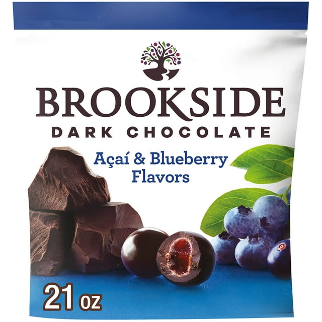 Brookside Dark Chocolate, Acai and Blueberry Flavored Snacking ...