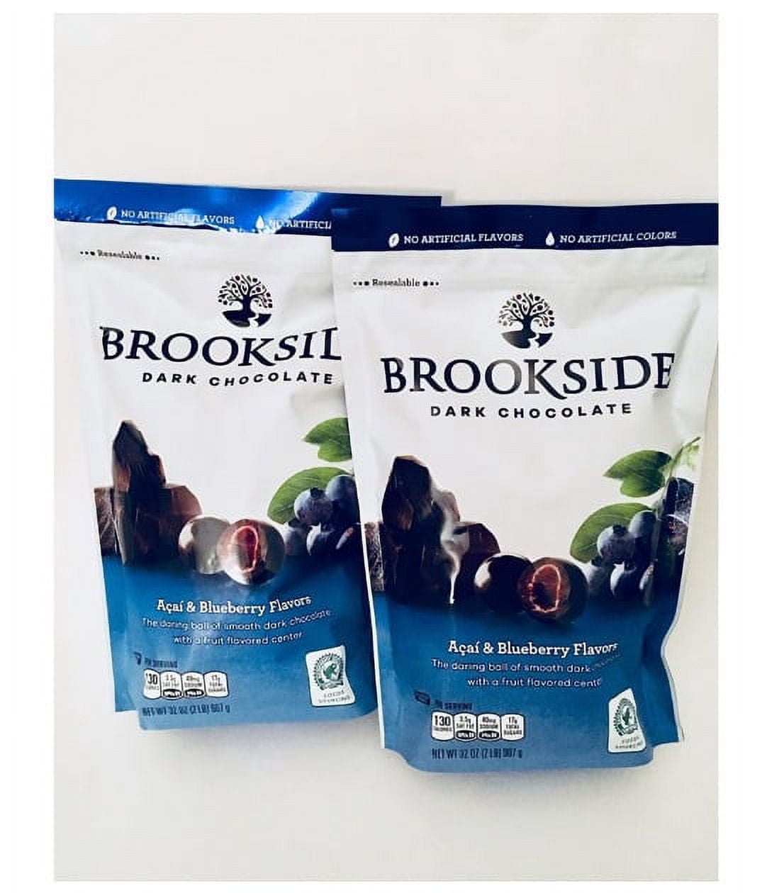 Brookside Dark Chocolate Acai and Flavors Candy Blueberry, 64 Ounce ...