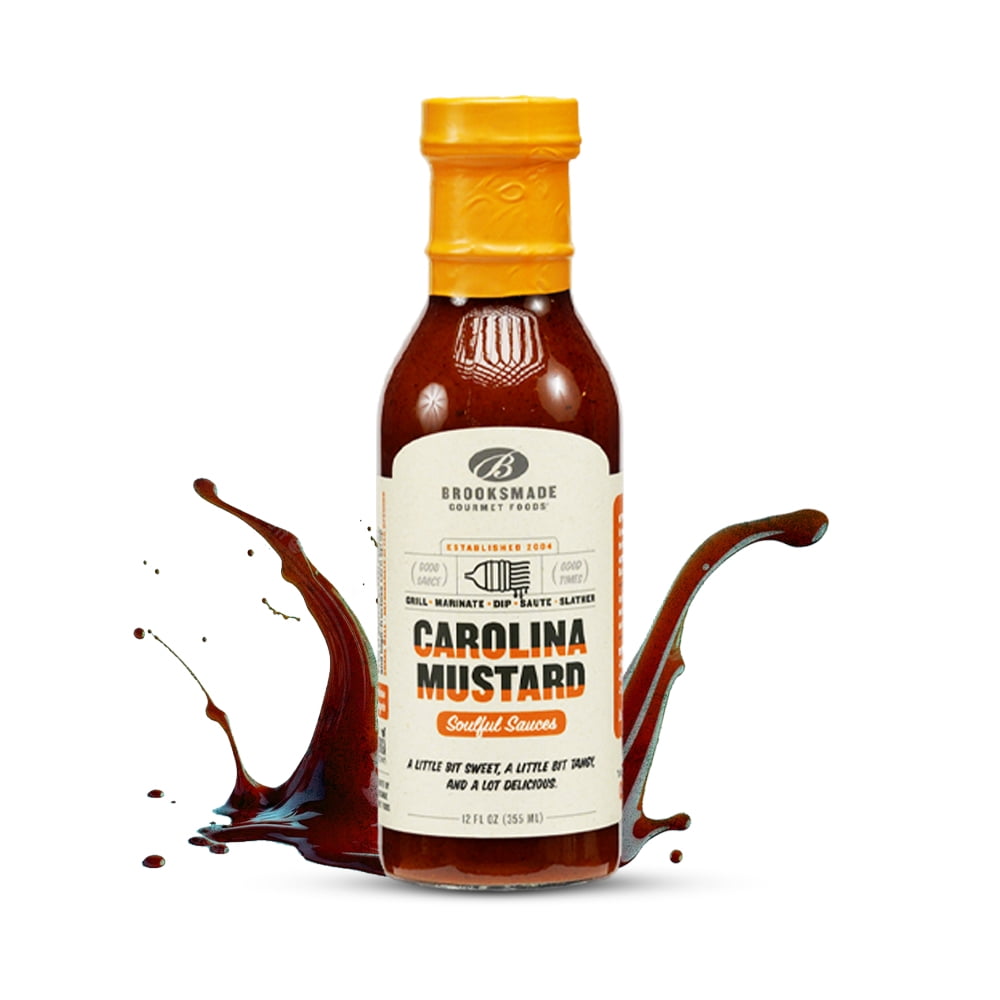 Brooksmade Gourmet Foods Soulful Sauces, Carolina Mustard BBQ, Gluten ...