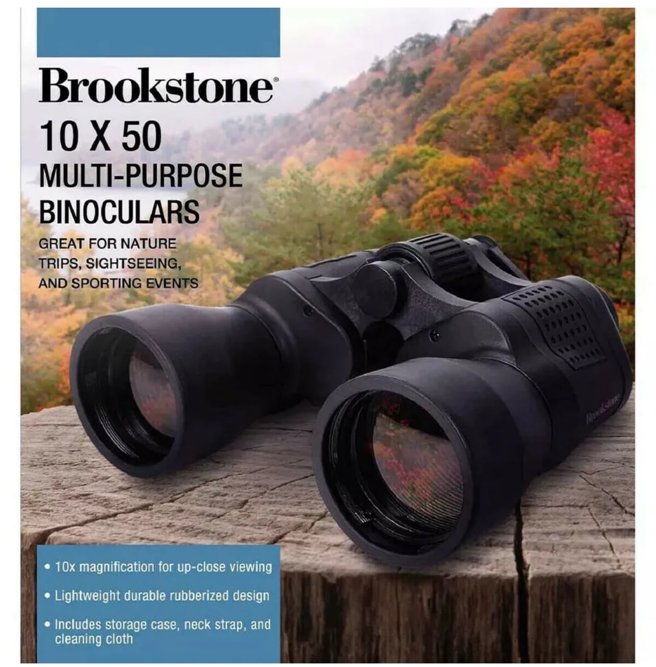 Brookstone 10 x 50 Binoculars - Walmart Business Supplies